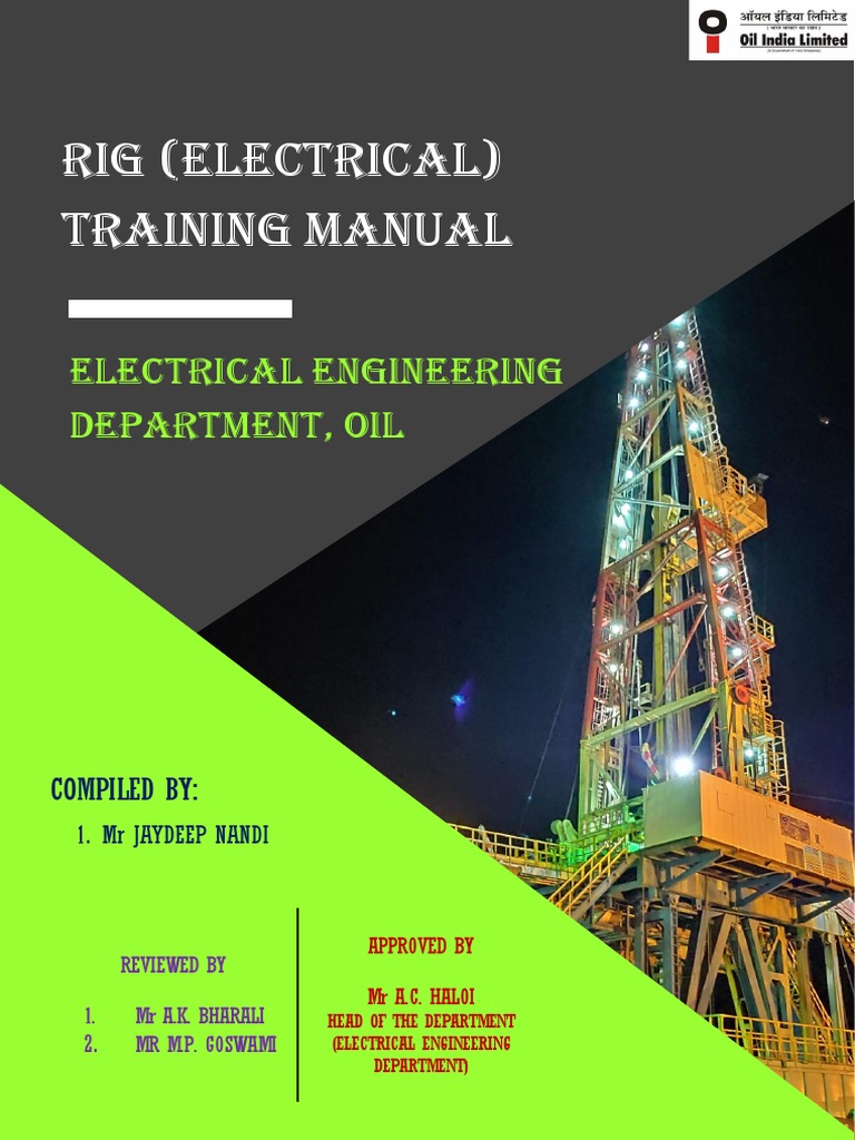 Rig Electrical Training Manual | PDF | Petroleum Reservoir | Petroleum