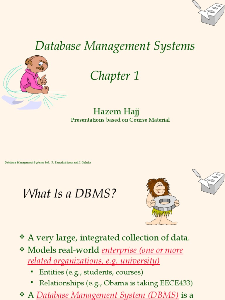 Database Management Systems: Hazem Hajj | PDF | Databases | Database ...