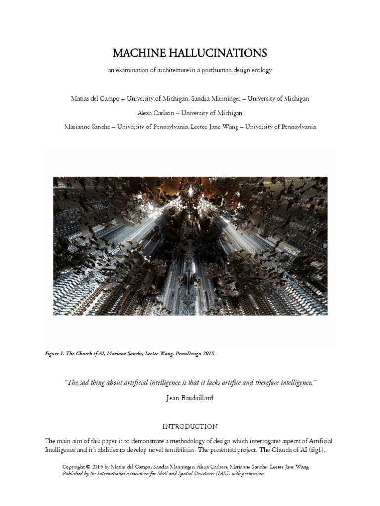 Machine Hallucinations | PDF | Artificial Intelligence | Intelligence ...