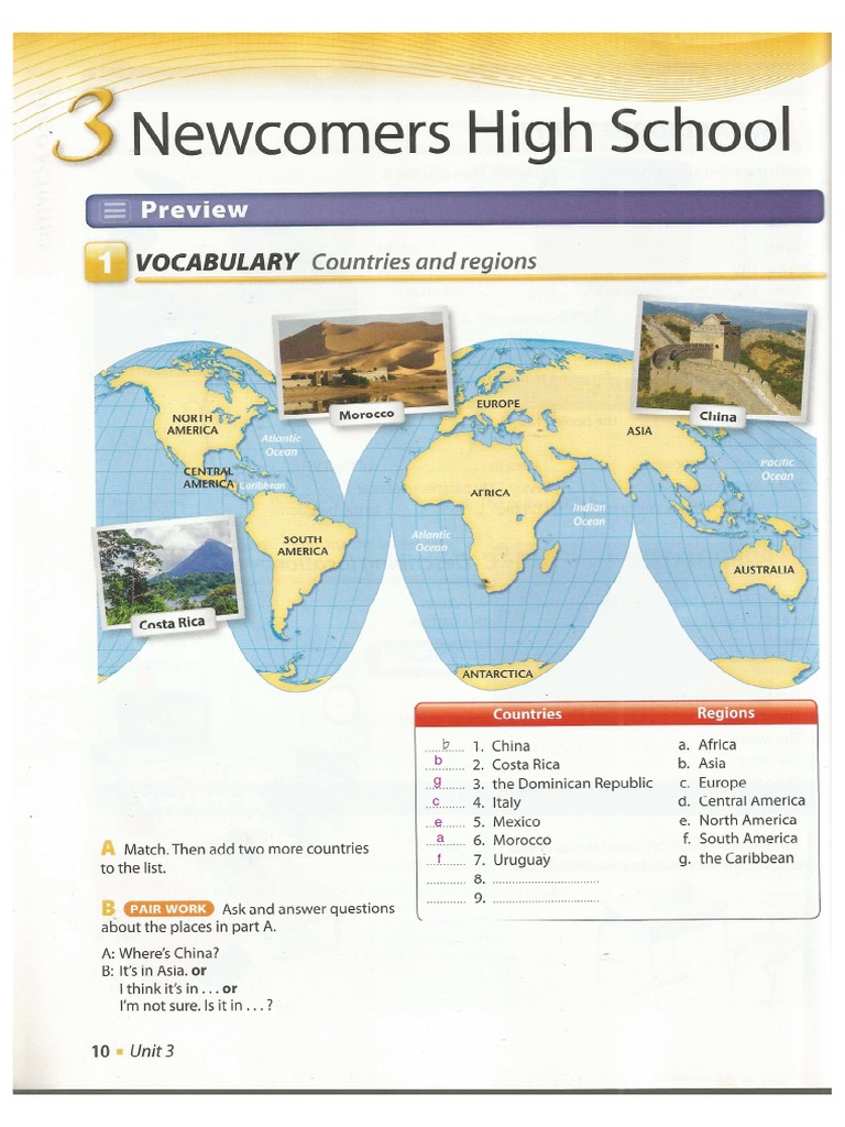 Interchange Video Intro Unit 3 - KEYS | PDF