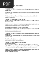 Coursera Week 1 - Assignment - Supply Chain Logistics | PDF | Cargo ...