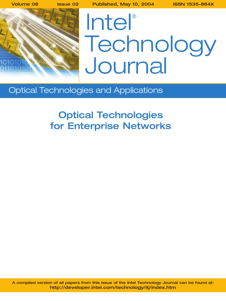 Intel Technology Journal: Optical Technologies For Enterprise Networks ...