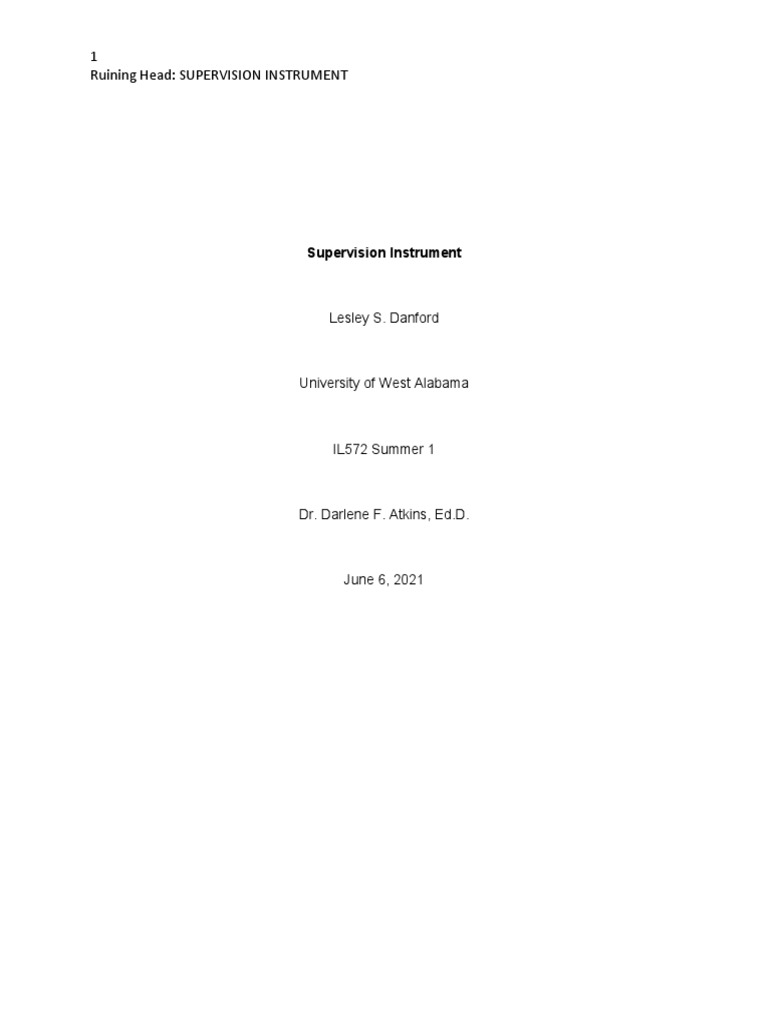 Effective Teaching Supervision Tool | PDF | Phonics | Learning