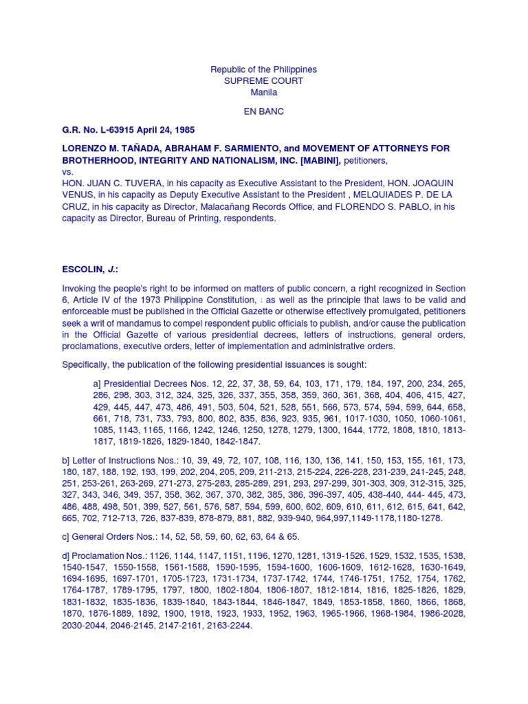 PFR Cases | PDF | Precedent | Mandamus