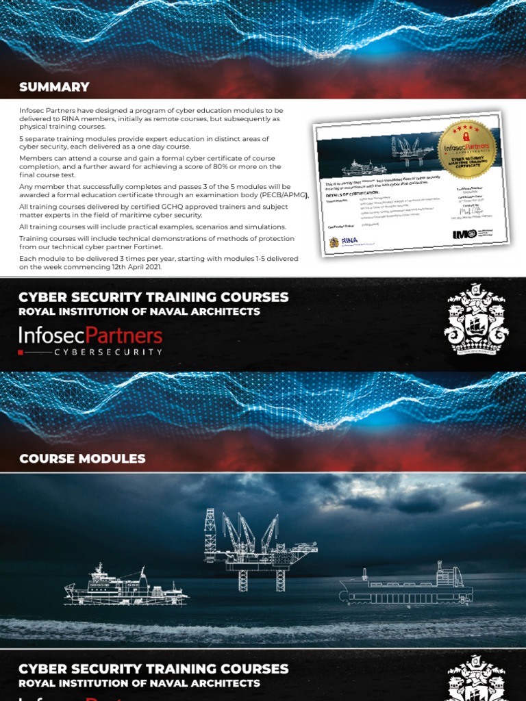 Maritime Cyber Security Training Program | PDF | Security | Computer ...