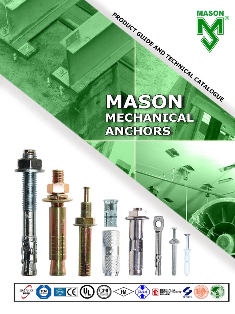 1) Mason Mechnical Anchor V171508880 | PDF