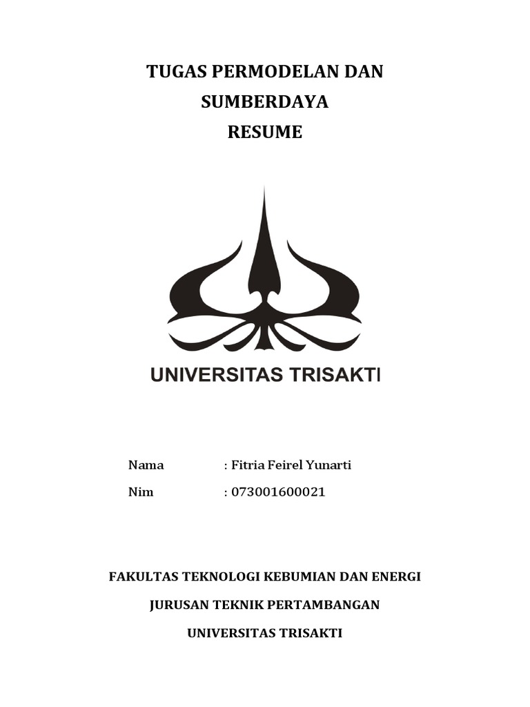 Tugas Permodelan Dan | PDF