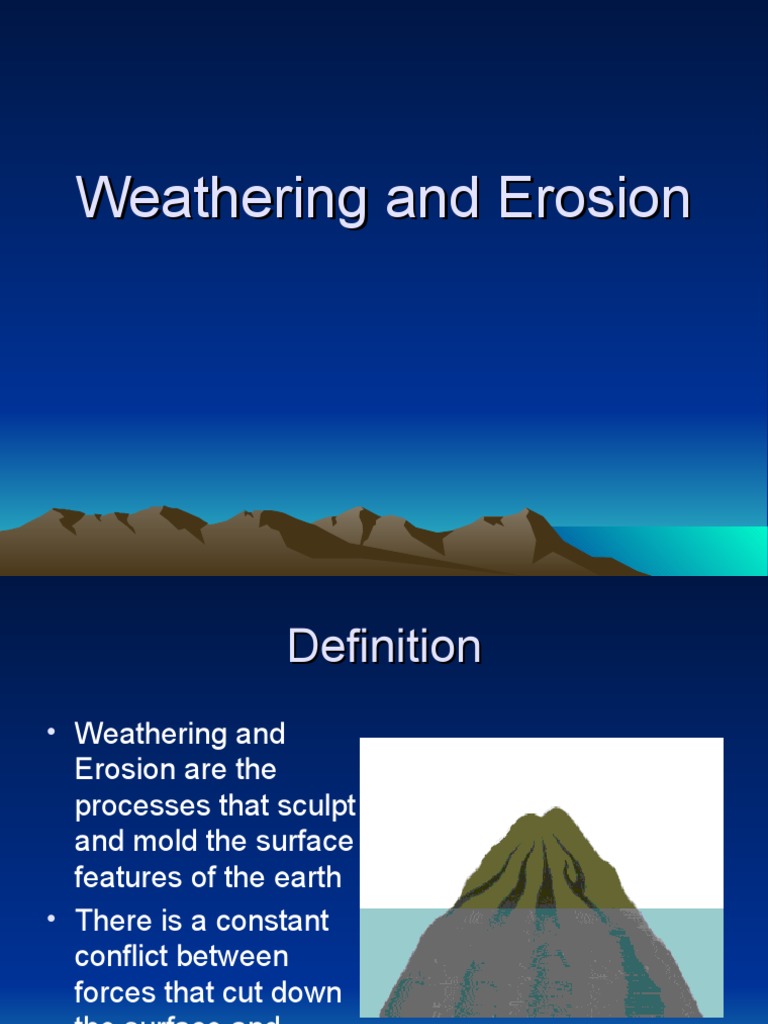 Weathering and Erosion | PDF | Weathering | Erosion