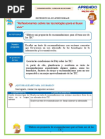 Ficha de Trabajo - Necesidades y Deseos | PDF