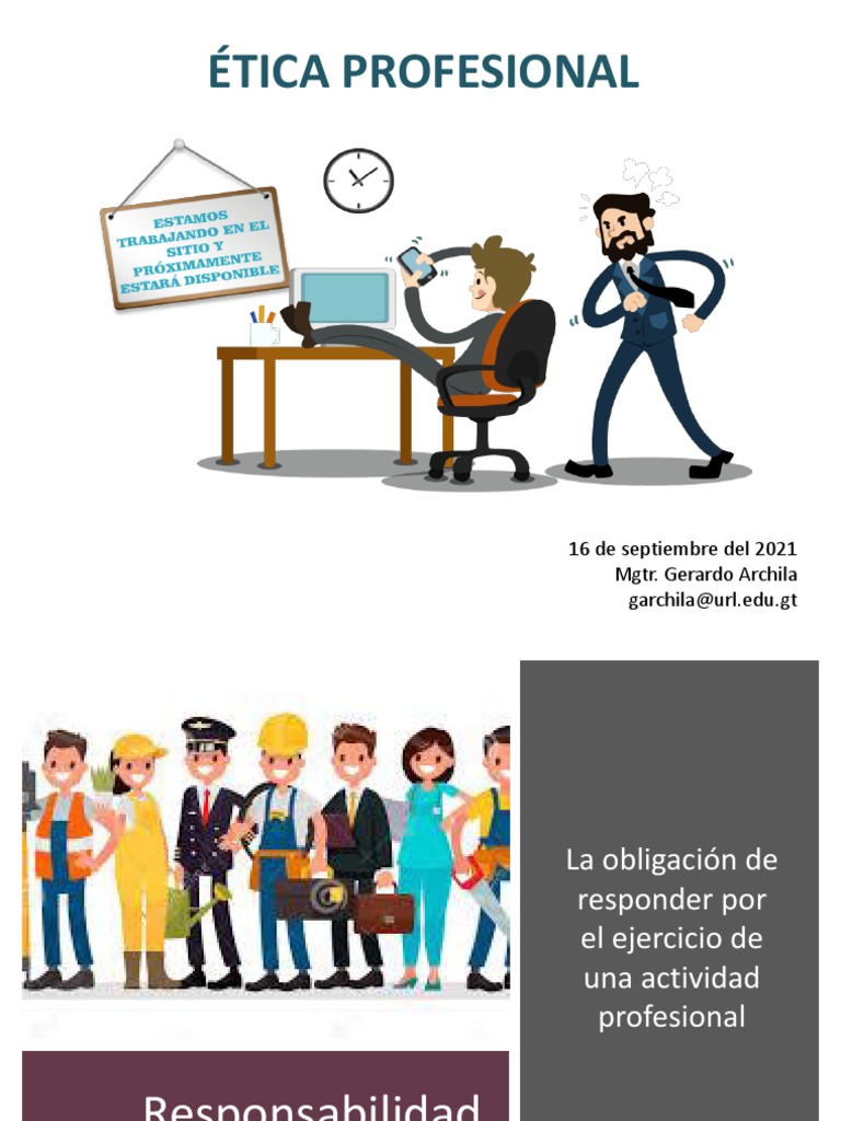Ética y Responsabilidad Profesional | PDF