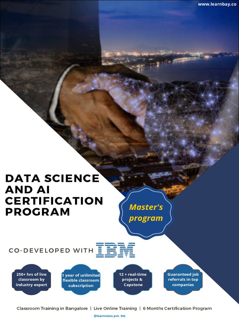 IBM Certified Data Science Course Brochure - Learnbay - 2020 | PDF