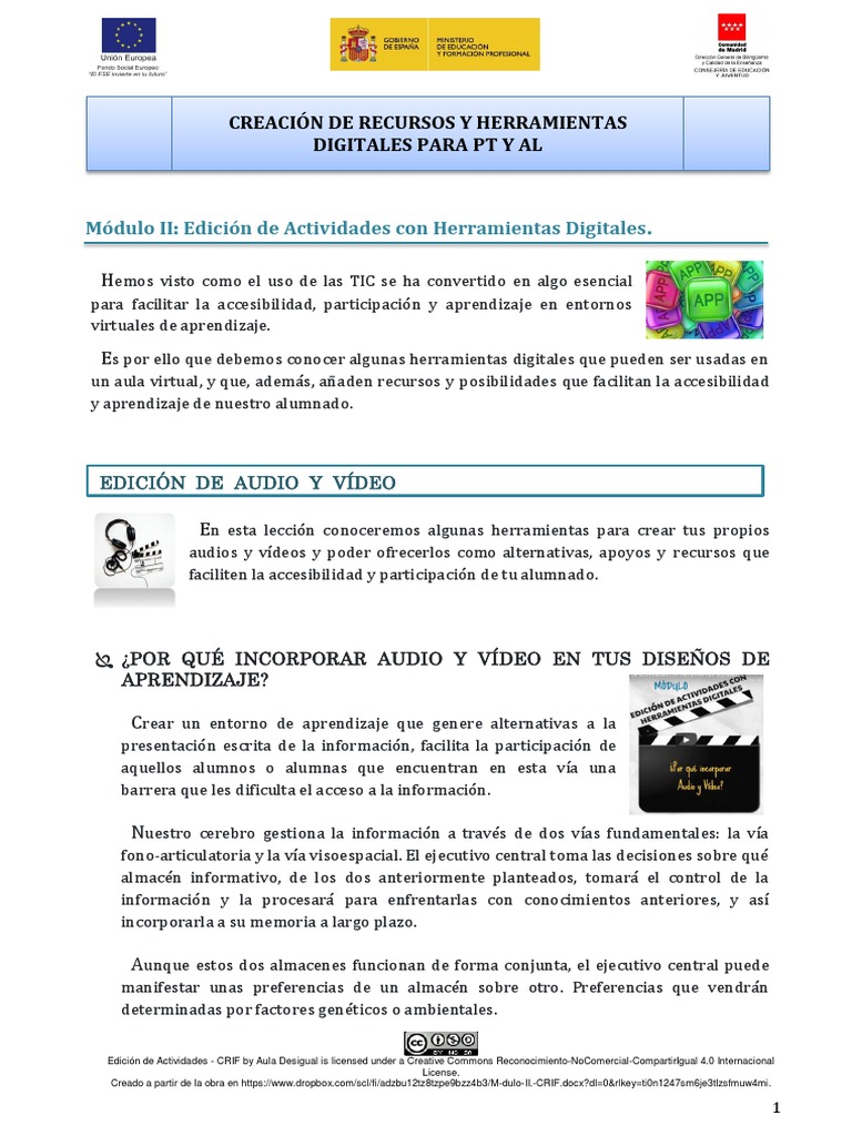 Módulo II. CRIF | PDF | Podcast | Información