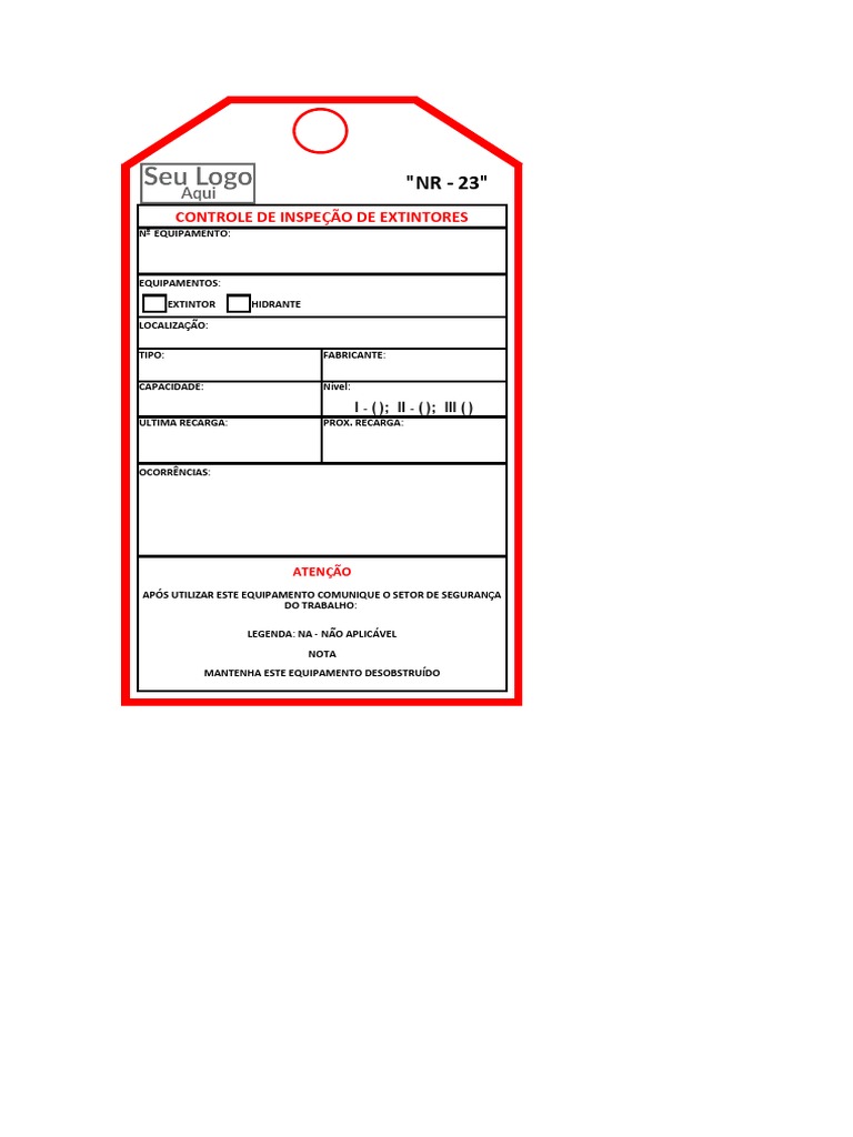 Modelo-Etiqueta-Extintor Inspenção2021 | PDF