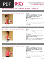 Wrist Isometric Exercise Program | PDF | Anatomical Terms Of Motion | Hand