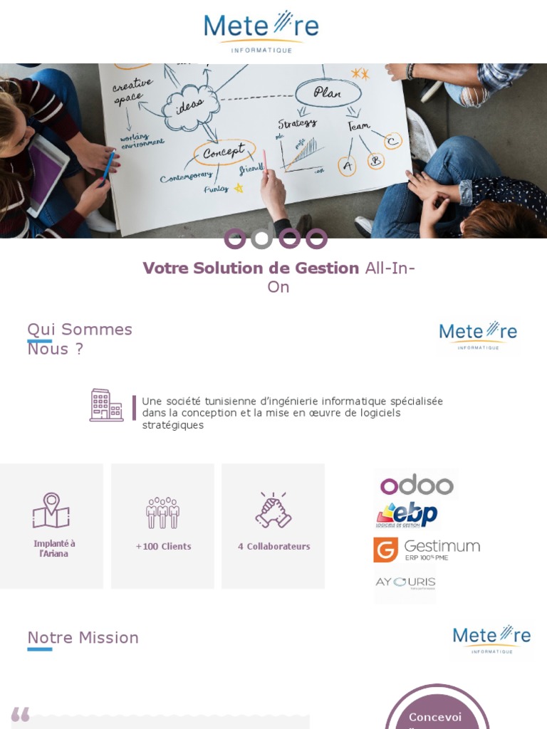 Presentation Odoo | PDF | Application | Gestion de la relation client