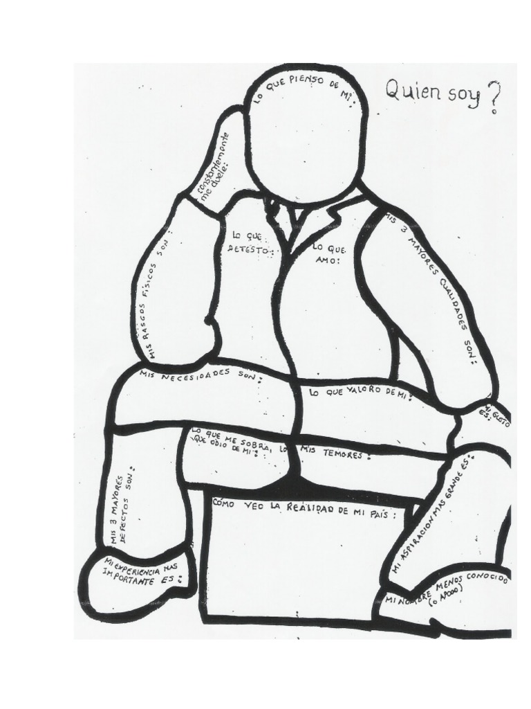 Dibujo Quien Soy Yo | PDF