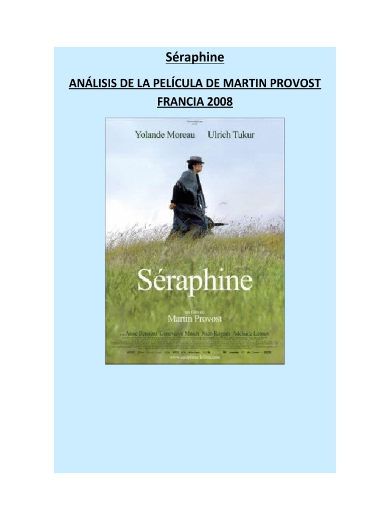 Análisis de Séraphine de Provost | PDF | Estética | Las artes