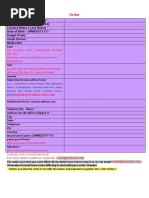 Crew Data Form | PDF