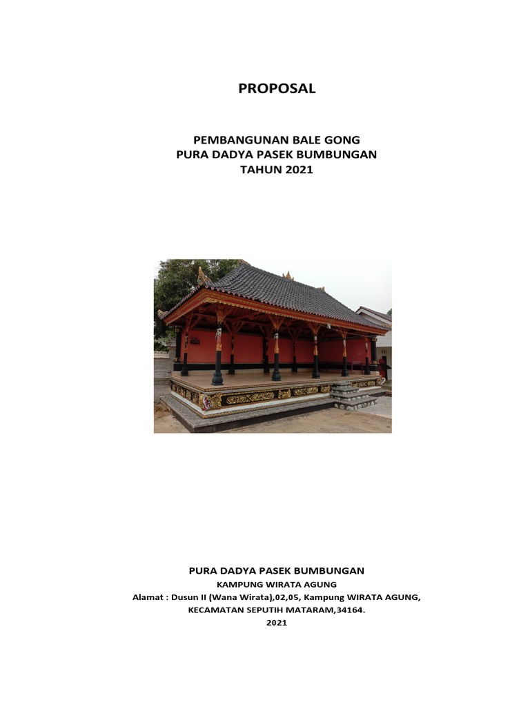 Pembangunan Bale Gong Pura Pdf