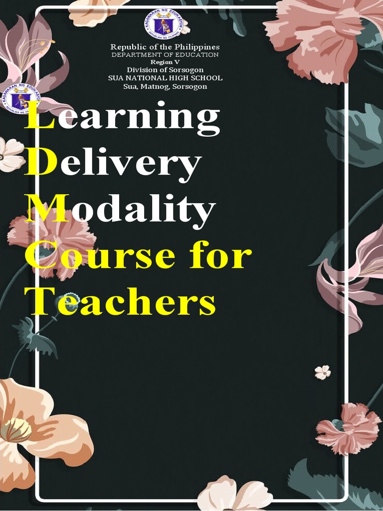 Learning Delivery Modalities - PORTFOLIO | PDF | Teachers | Educational ...