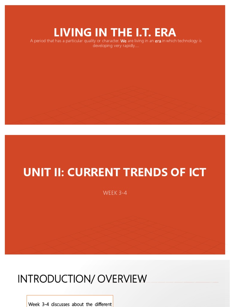 Current Trends in ICT: Key Insights | PDF | Data Analysis | Artificial ...