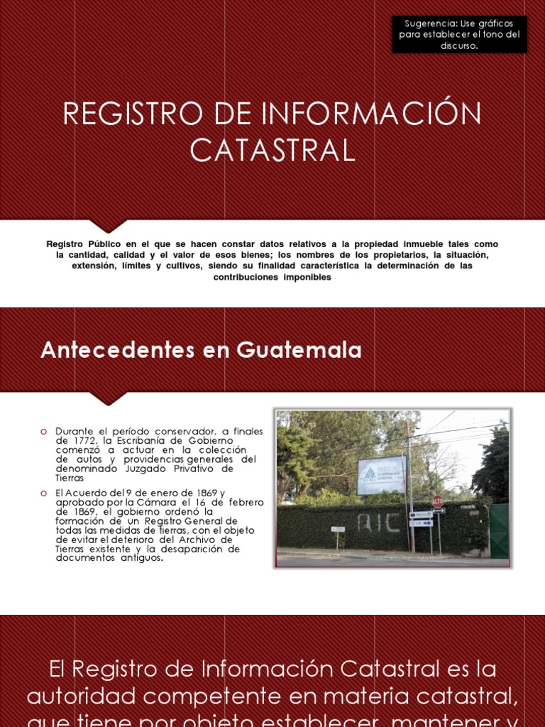Registro Catastral en Guatemala: Guía Completa | PDF | Propiedad | Justicia