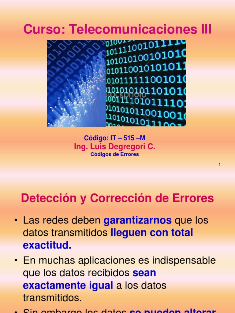 Codigos de Errores | PDF | Detección y corrección de errores | Código ...