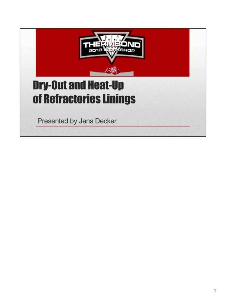 Dry-Out and Heat-Up Procedures | PDF | Refractory | Water