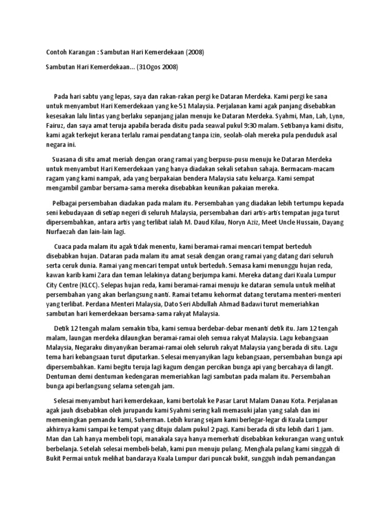 Contoh Karangan | PDF