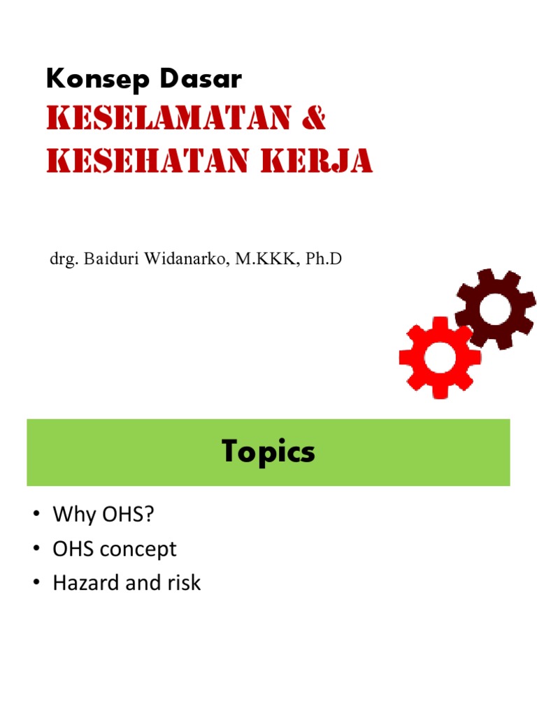 Dasar K3 - Konsep K3 | PDF | Occupational Safety And Health | Hazards