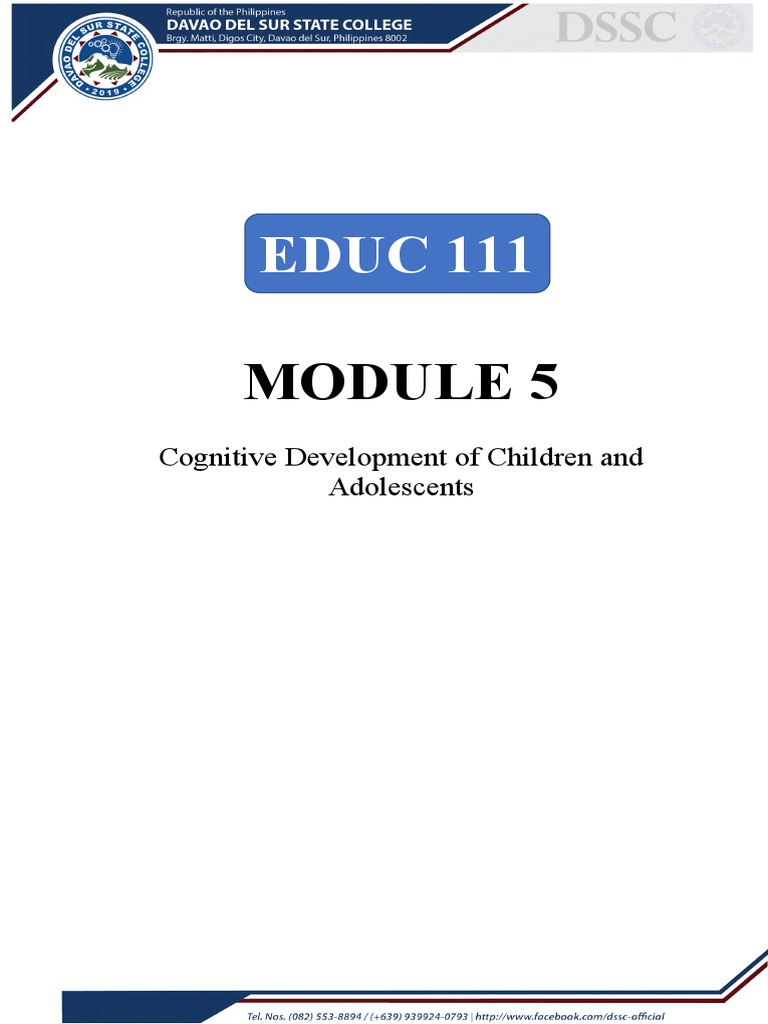 Module 5 The Child and Ado | Download Free PDF | Cognitive Development | Intelligence