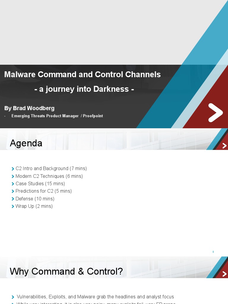 Malware Command and Control Channels - A Journey Into Darkness | PDF ...