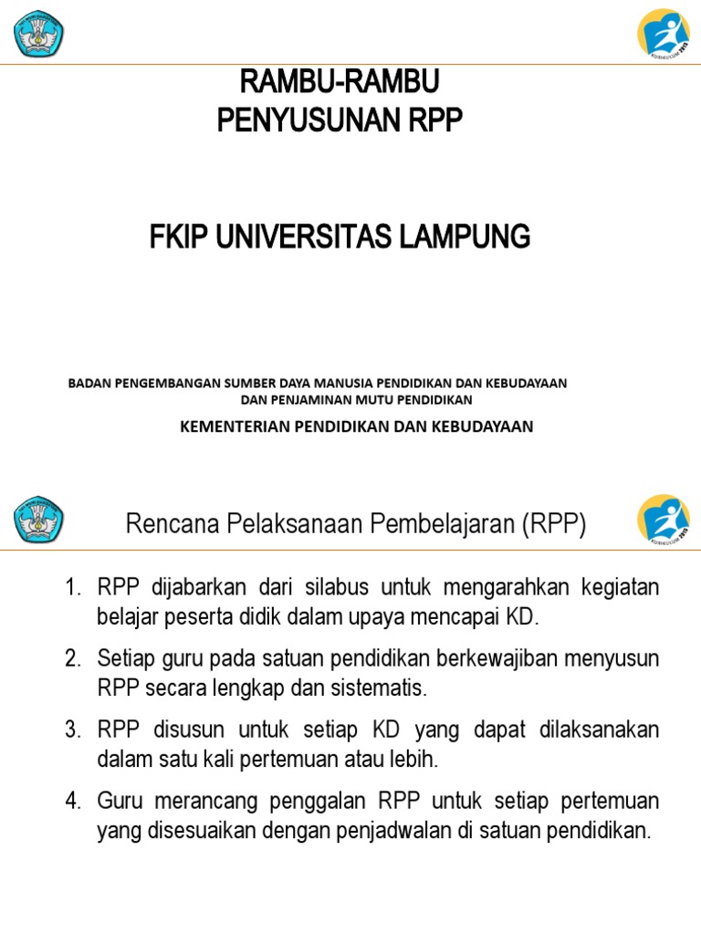 Ppt-4.2a. Rambu-Penyusunan-Rpp-B-Inggris | PDF