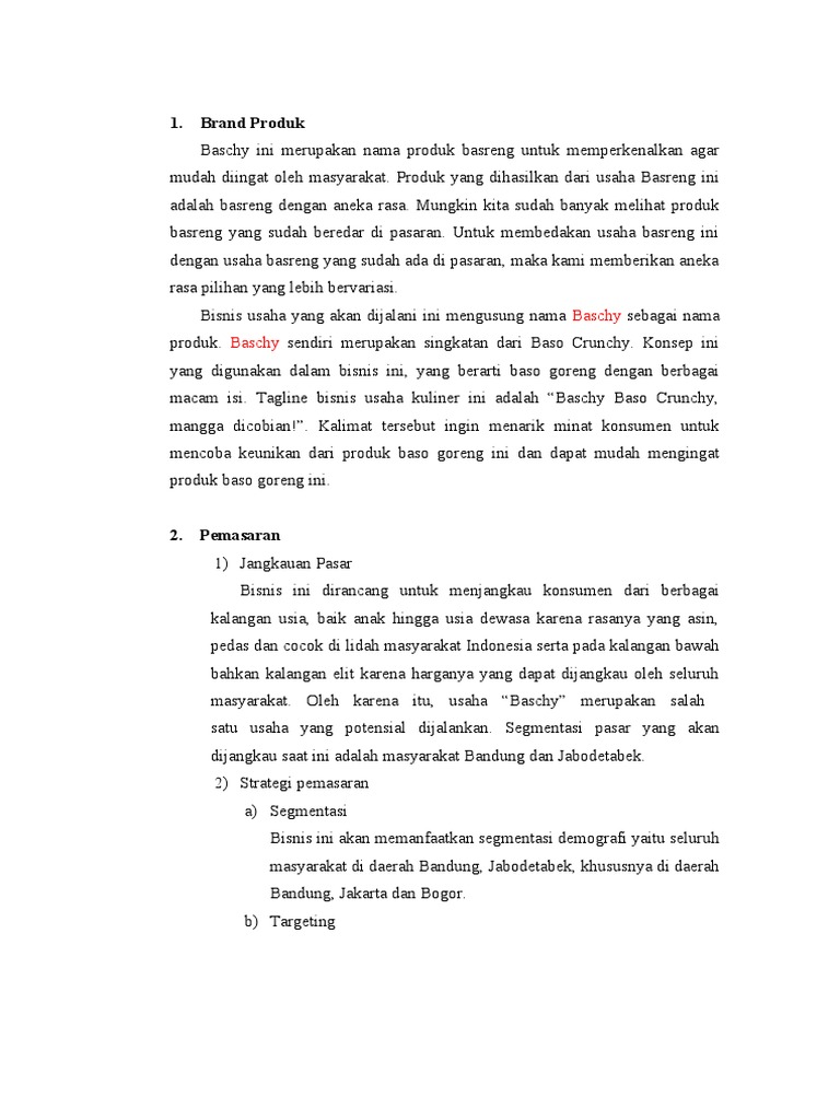 Deskripsi Luaran (Output) Kegiatan | PDF | Bisnis