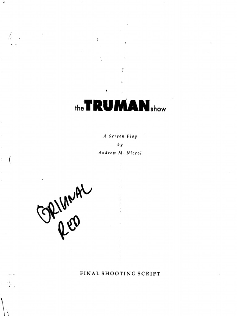 The Truman Show | PDF