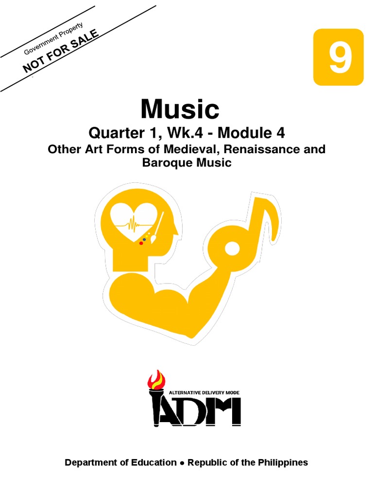 Music: Quarter 1, Wk.4 - Module 4 | PDF | Sculpture | Gothic Architecture