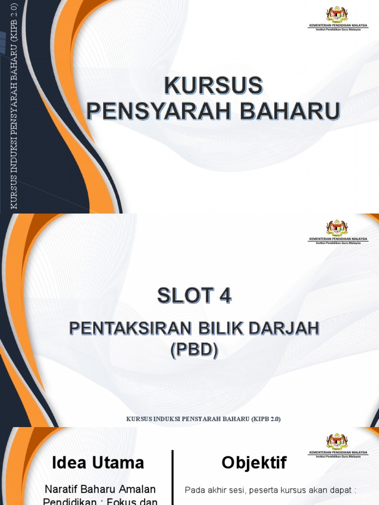 F2 - PPT - S4 (03) - Dasar Dan Program Pendidikan Terkini (PBD) | PDF
