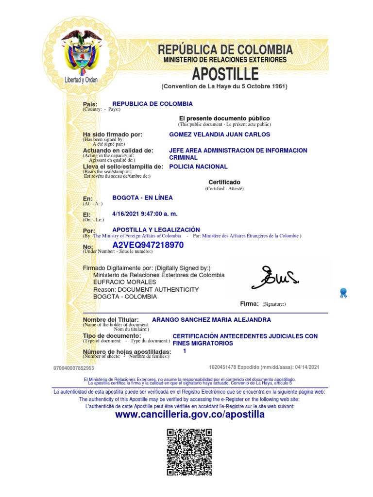 Apostilla | PDF