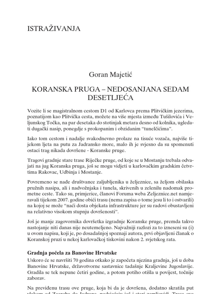 Pruga 1 | PDF
