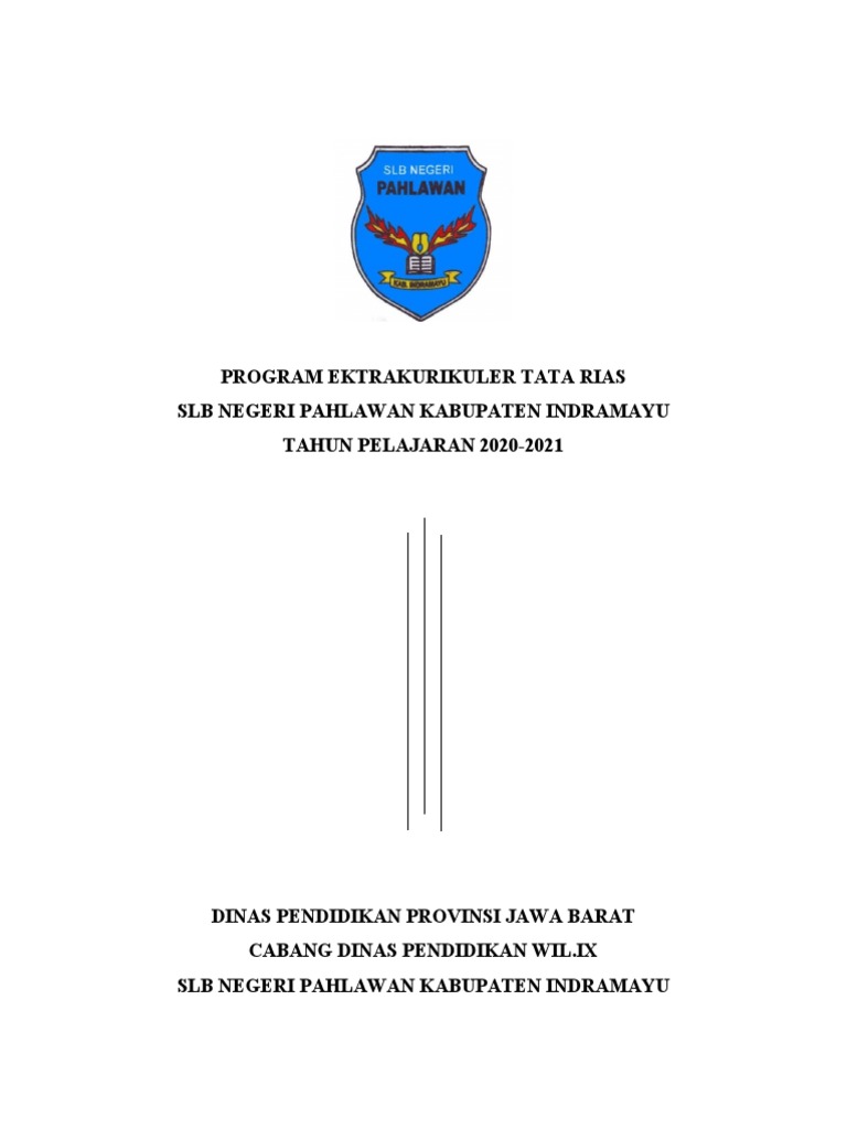 Program Tata Rias SLB Negeri Pahlawan Kab | PDF
