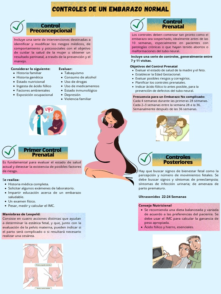 Controles de Un Embarazo Normal | PDF | El embarazo | Parto