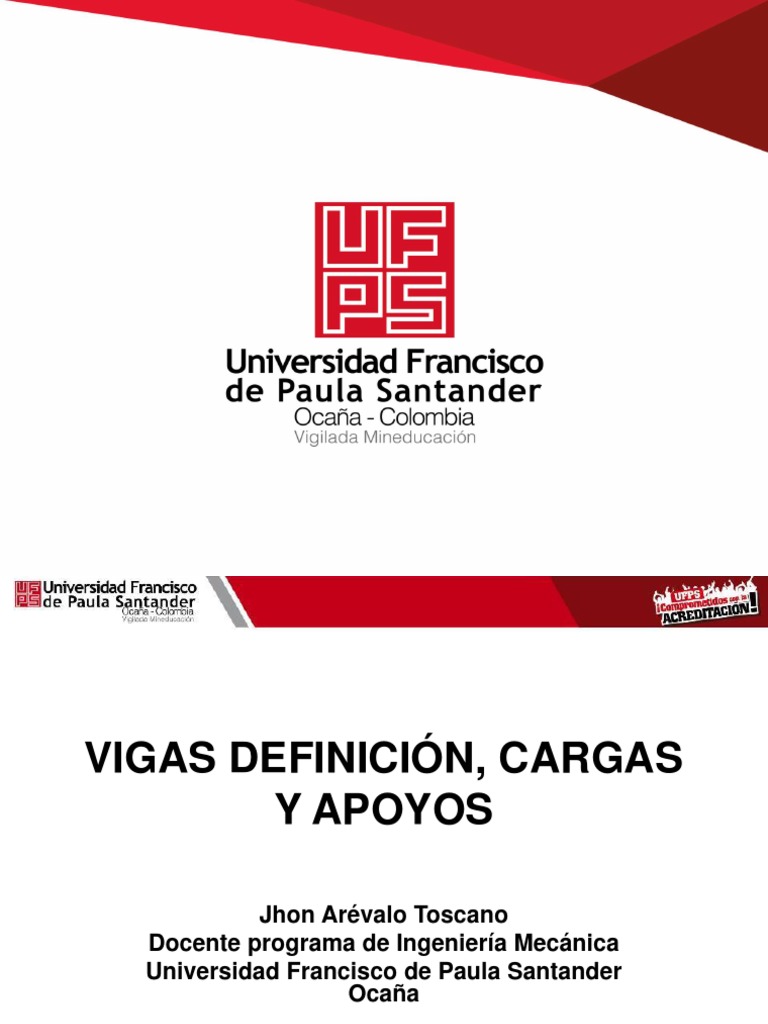 Vigas. Definición, Cargas y Apoyos | PDF | Mecanica clasica | Física
