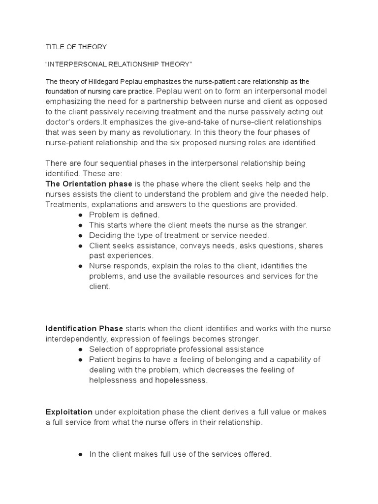 The Orientation Phase Is The Phase Where The Client Seeks Help and The ...