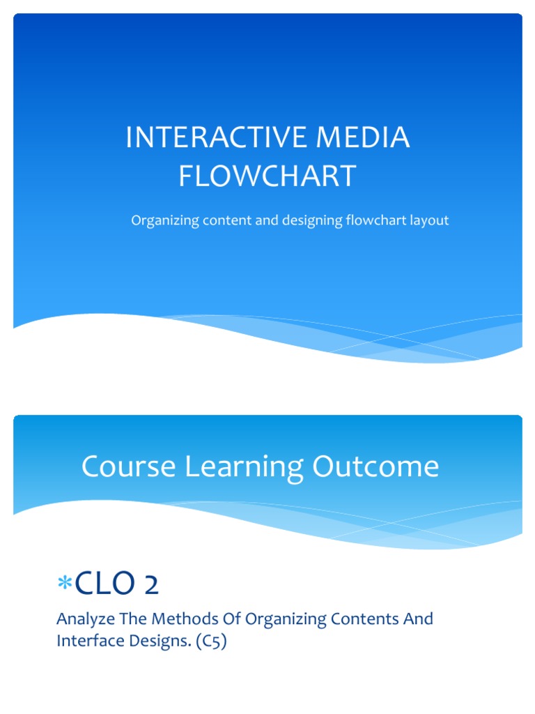 Topic 3 - Interactive Media Flowchart | PDF