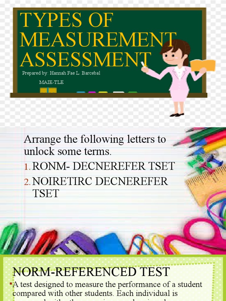 Types of Measurement Assessment | Download Free PDF | Educational ...