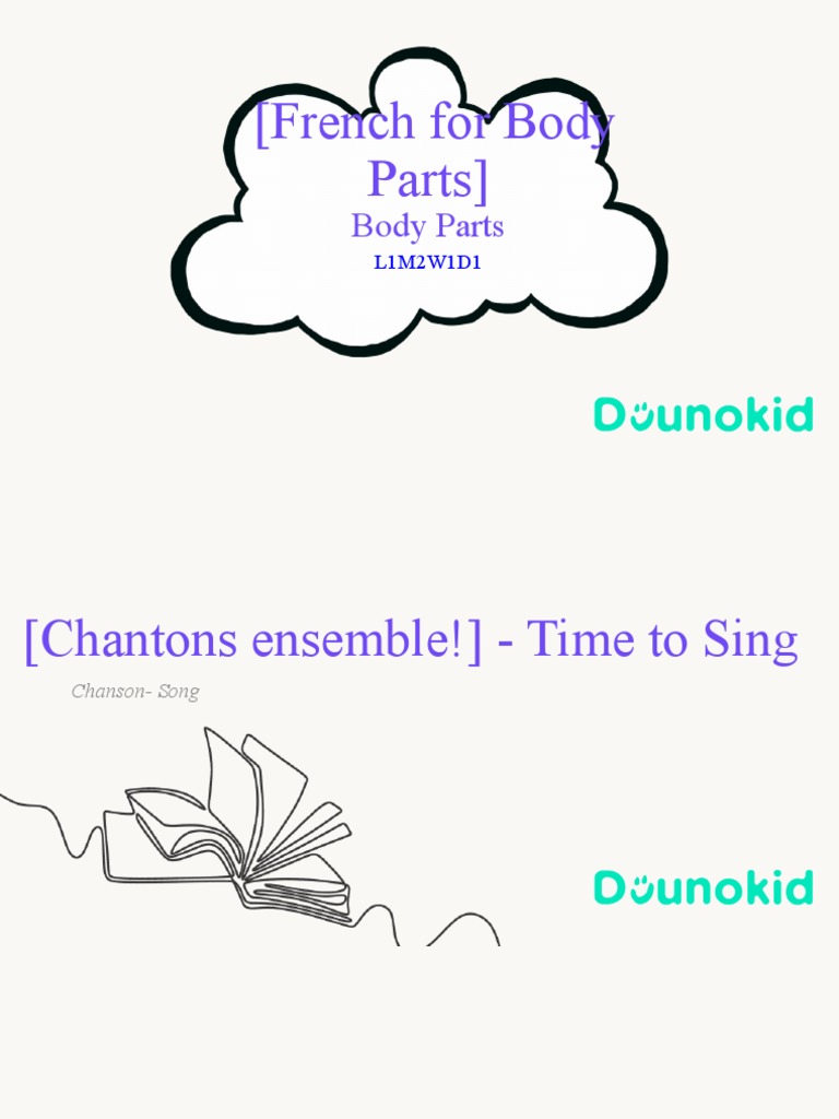 French For Body Parts | PDF