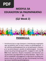 Final ESP-G8-1Q Module 4 Ang Papel Na Panlipunan at Pampolitikal NG Pamilya | PDF