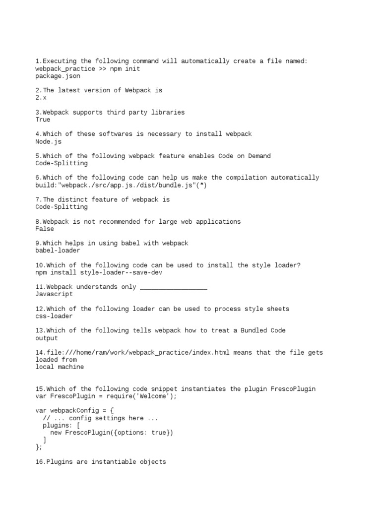Bundling With Webpack | PDF
