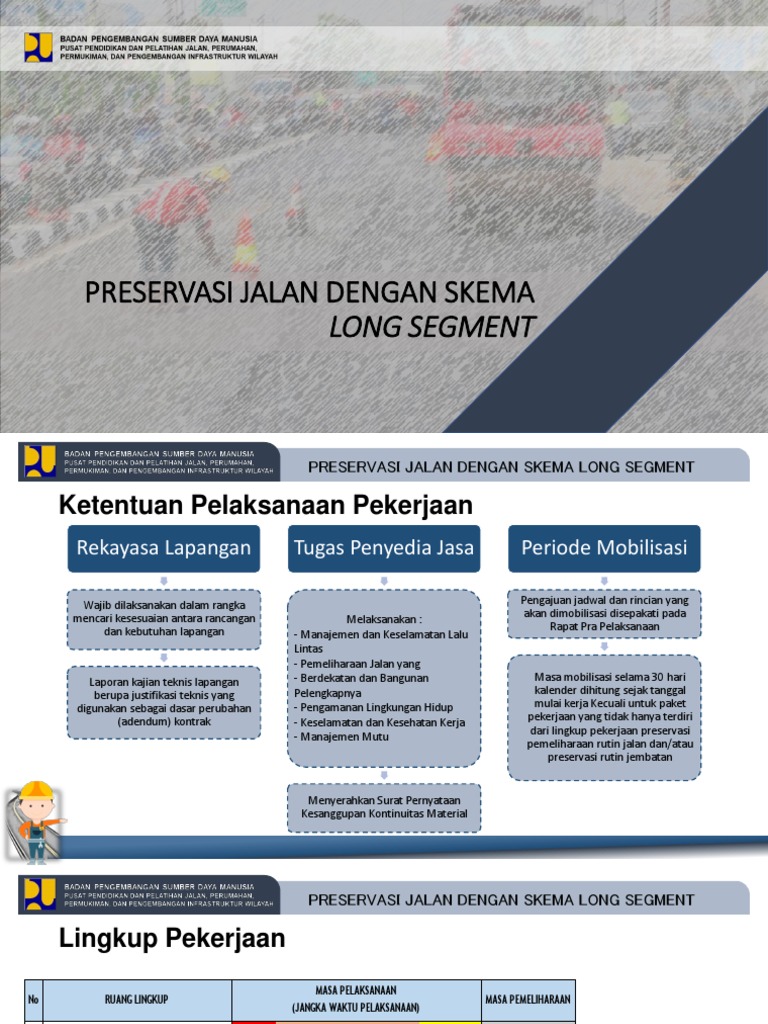 Preservasi Jalan Skema Long Segment | PDF