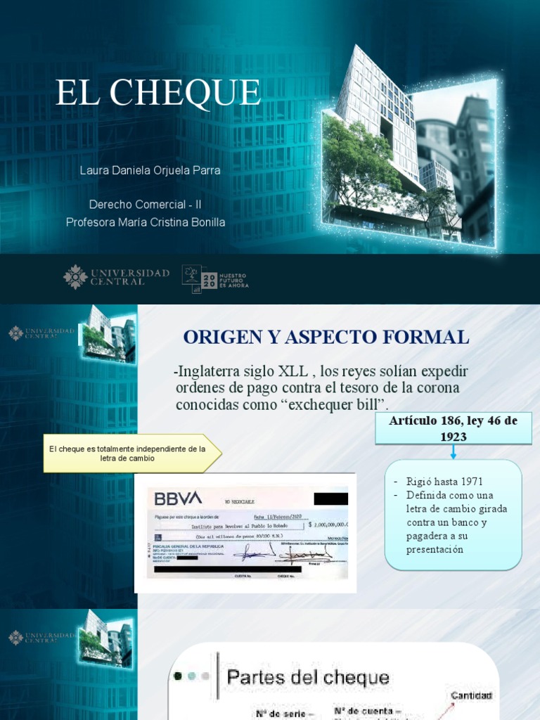 El Cheque | PDF | Cheque | Bancos